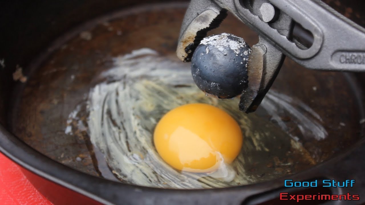 Red Hot Steel Ball vs Egg (Fried Egg) - YouTube