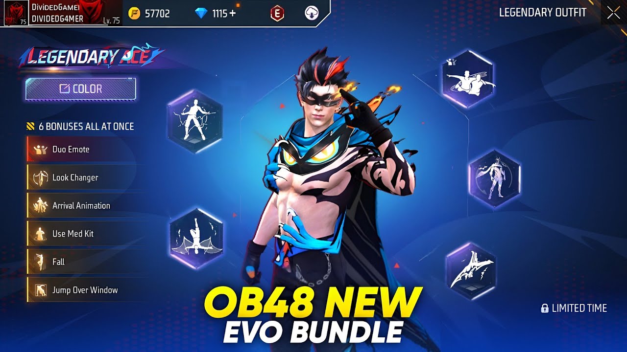 OB48 New Evo Legendary Bundle l Free Fire New Event l Ff New Event l ...