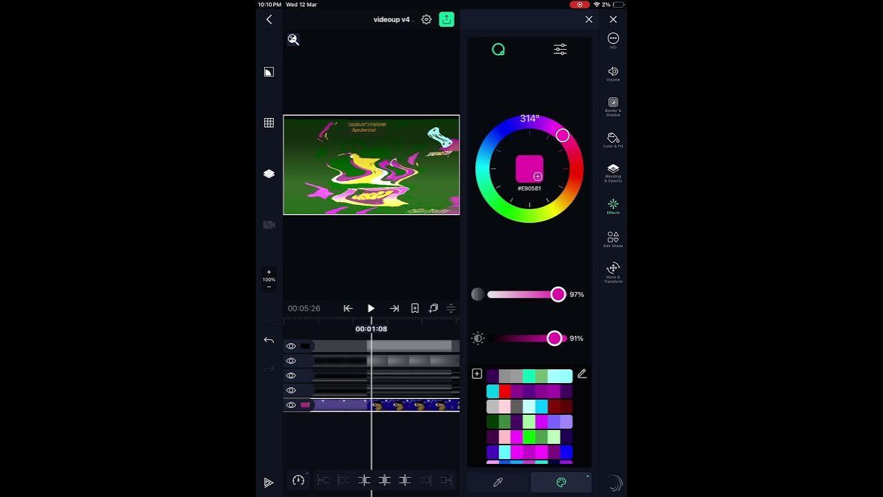 how to make videoup v4 alight motion - YouTube