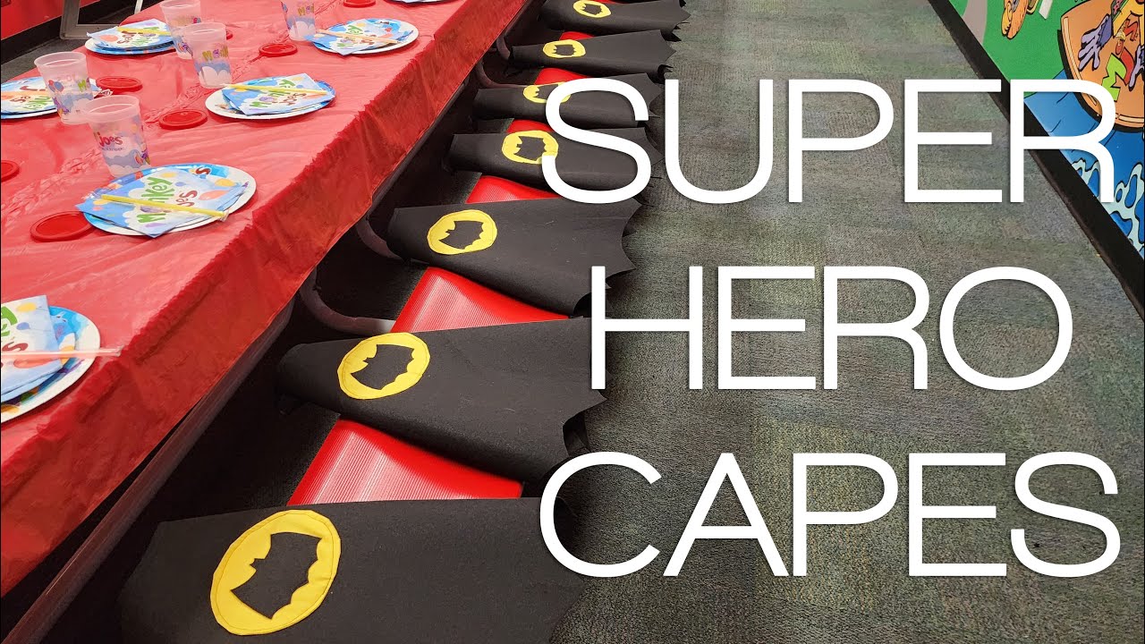 Easy DIY Superhero Capes: The Party Favor They Won't Forget! (3rd and ...