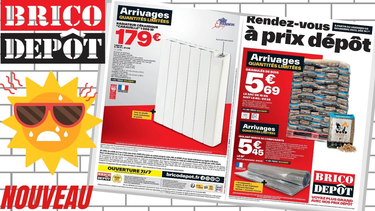 catalogue BRICO DÉPÔT du 3 au 16 novembre 2023 💥 Arrivage - FRANCE ...