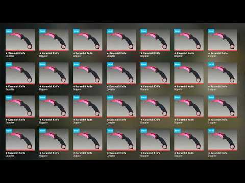 20X KARAMBIT RUBY TRADE UPS ($12,000)
