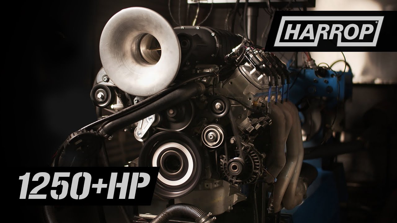 1250HP Harrop TVS2650 Supercharger Testing - YouTube