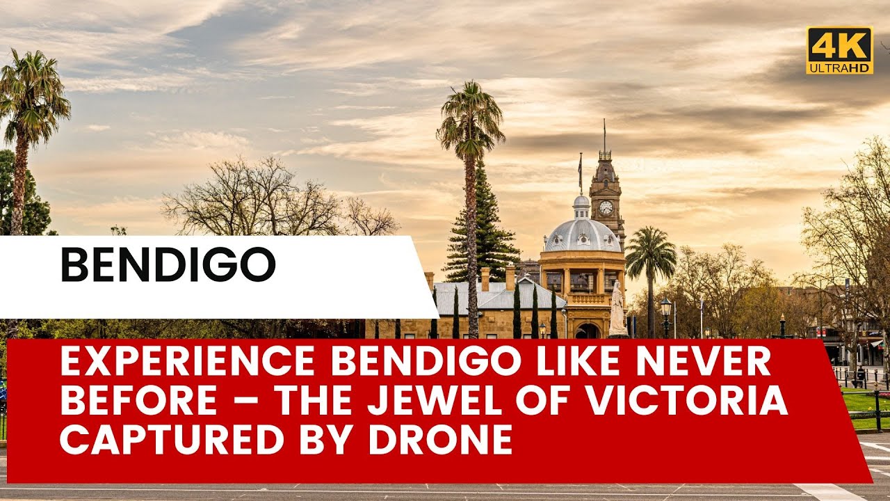 Experience Bendigo like never before – the jewel of Victoria captured by drone! #Bendigo # ...