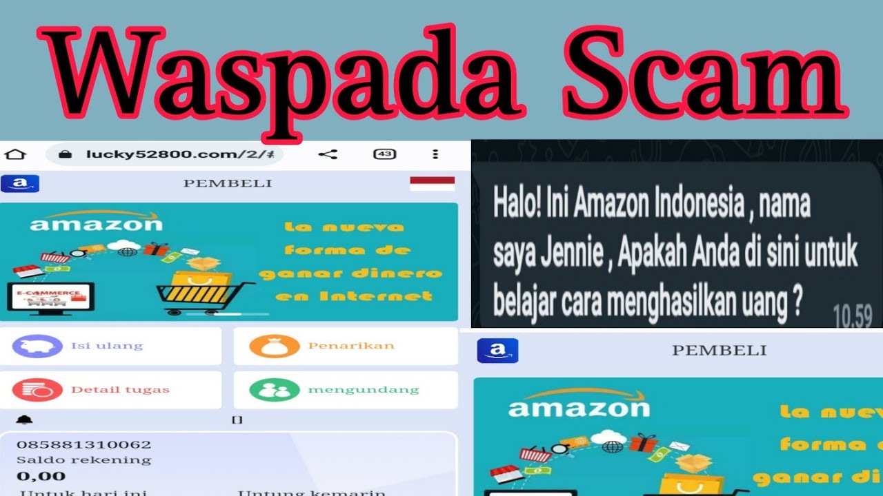 AMAZON Fake Scam Philippines Amazon Scam | task fraund - YouTube