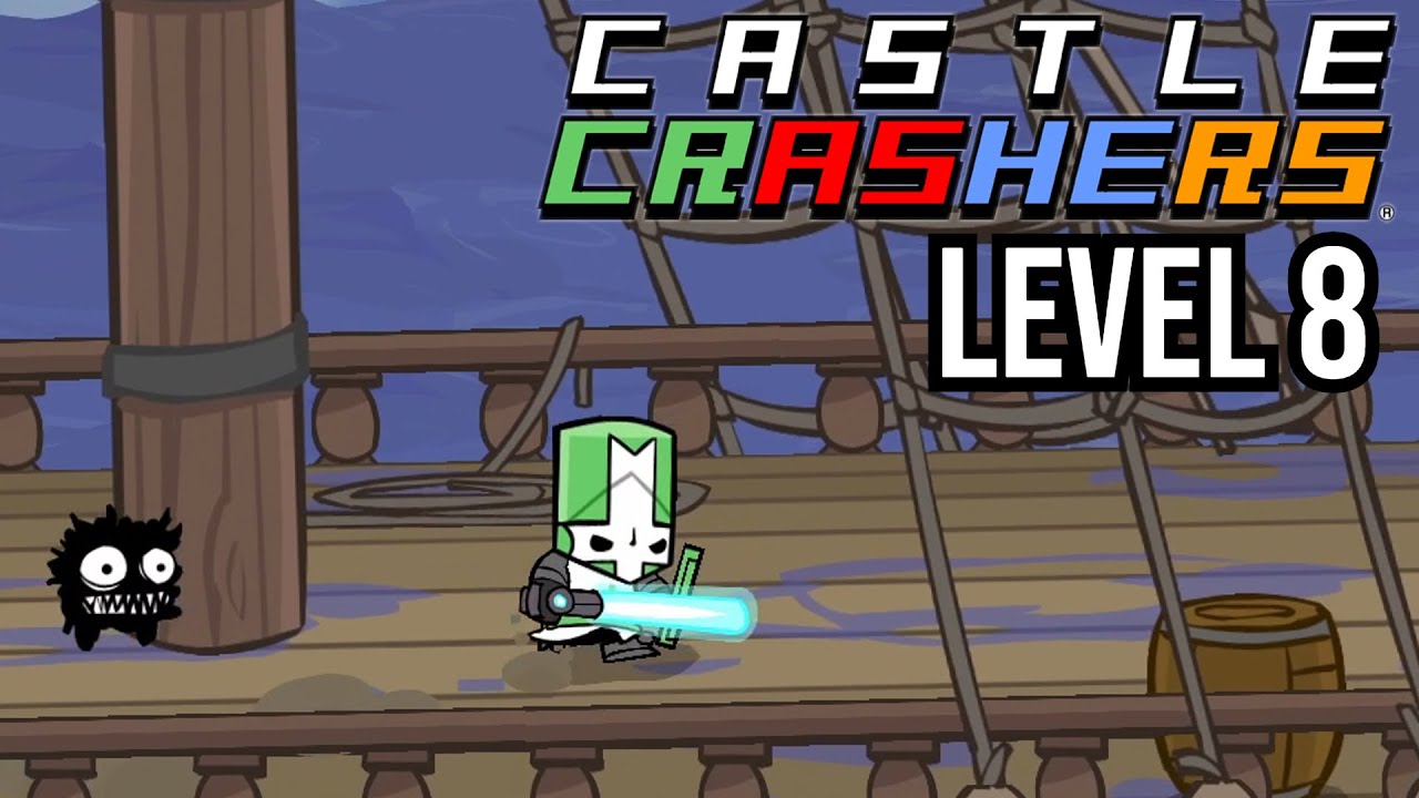 Level 8: Pirate Ship | Castle Crashers Walkthrough No Commentary Ultra ...
