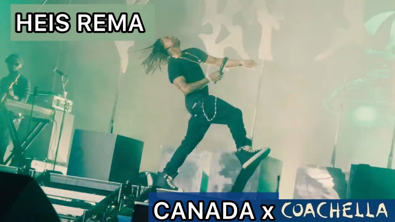 Rema in Canada “About U” LIVE + Coachella 2025 Next Stop | Edmonton ...