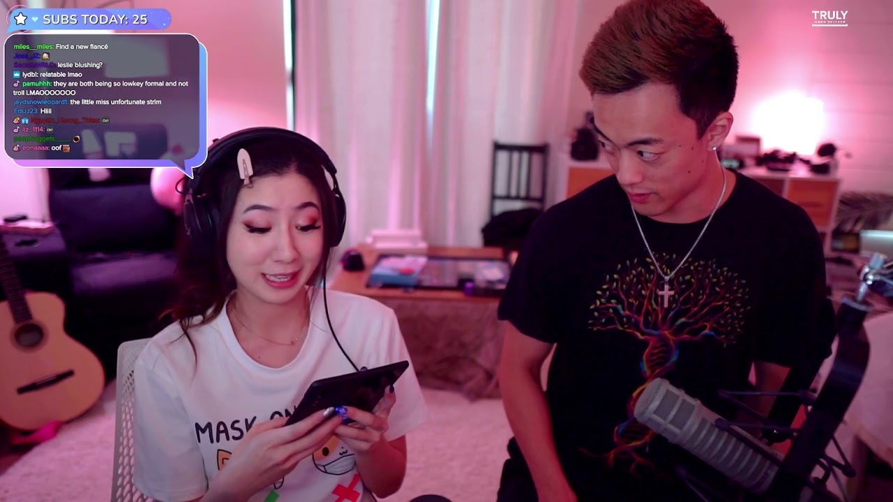 Fuslie and Edison Get Together for New Years Eve On Stream & Talk about ...