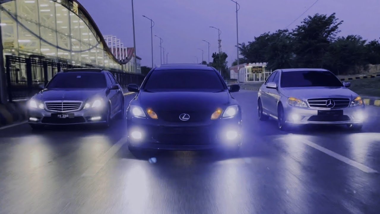 Mercedes C200 AMG, Lexus Gs450h, Mercedes E250 & GSXR 750 - YouTube