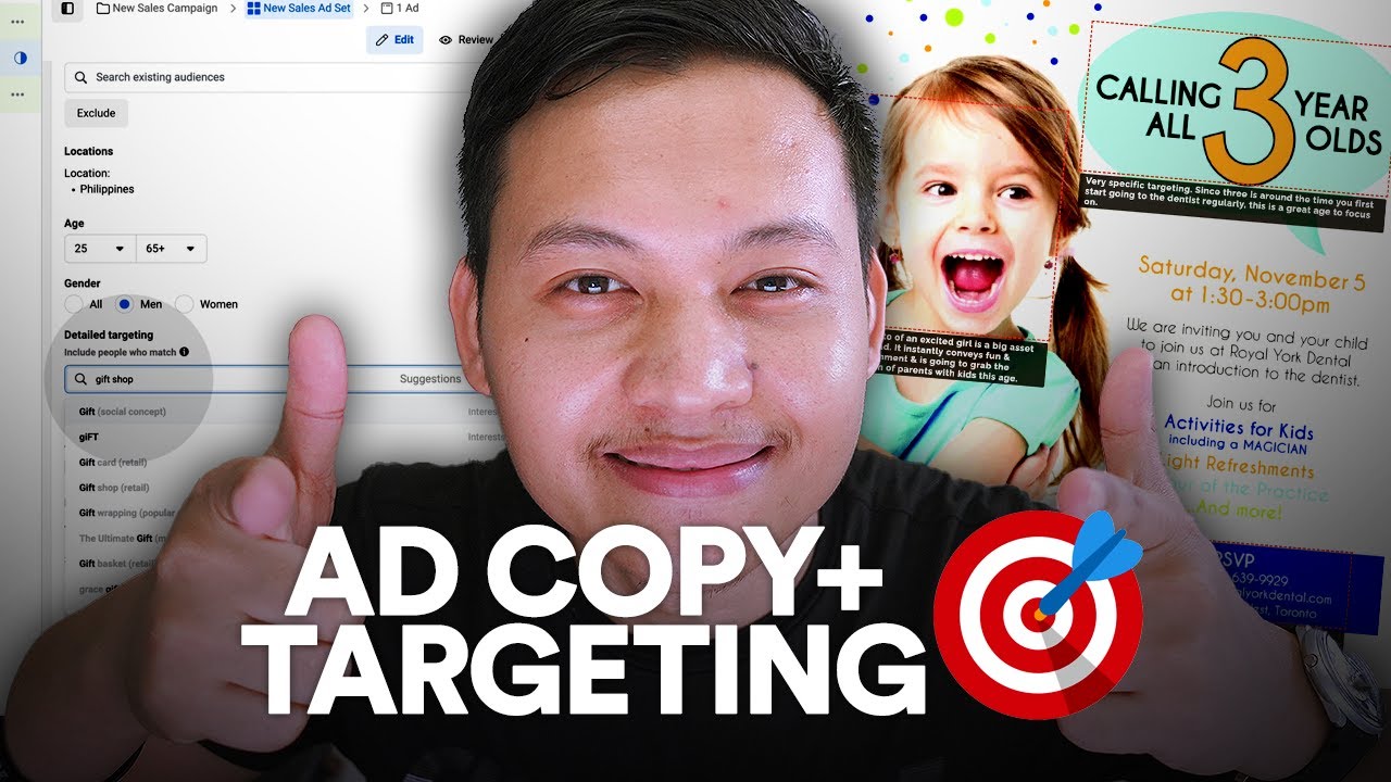 Facebook Ad Secrets To Get More Sales - Copy and Targeting 🎯 (Step by Step Tutorials) - YouTube