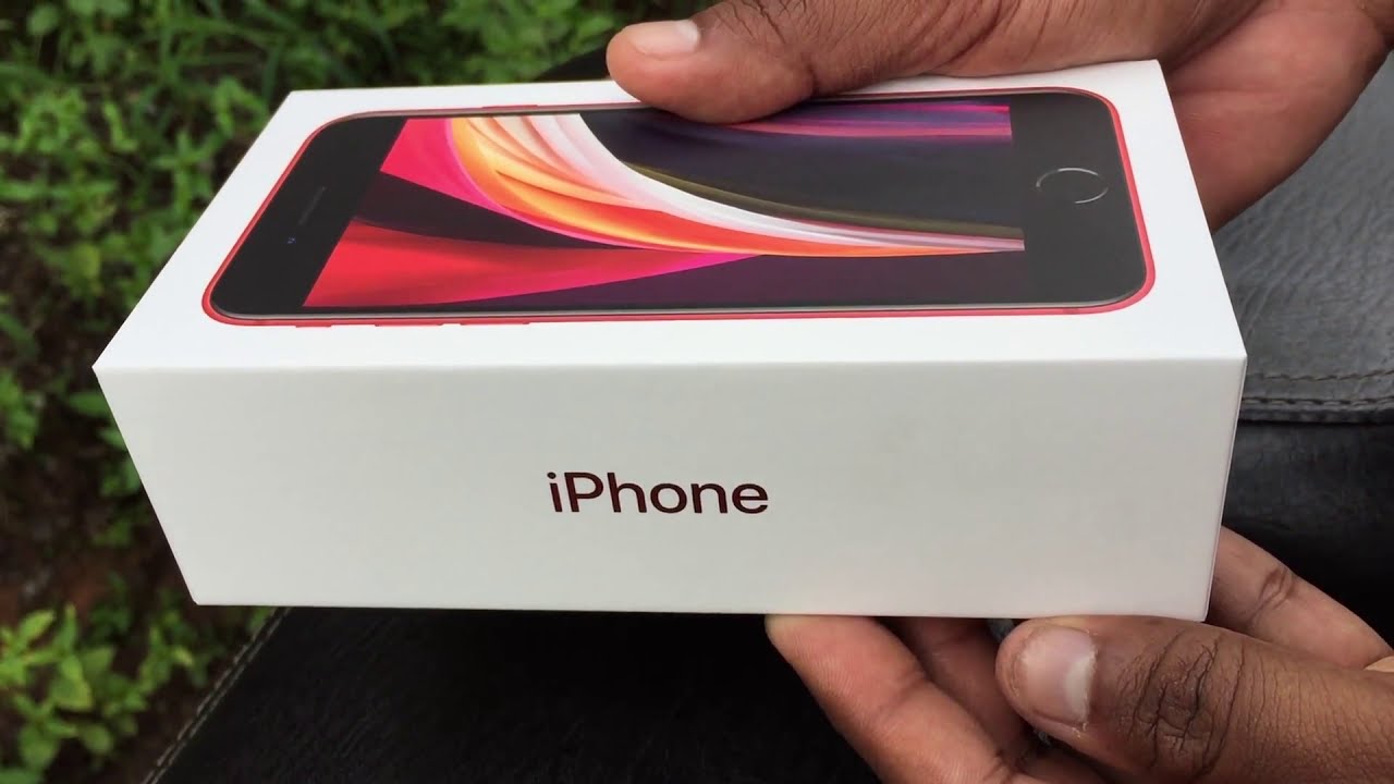iphone se Product Red unboxing - YouTube