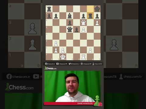 Mikhail Tal, Kale ve Vezir Feda Edip At ve Piyonla Mat Ediyor!