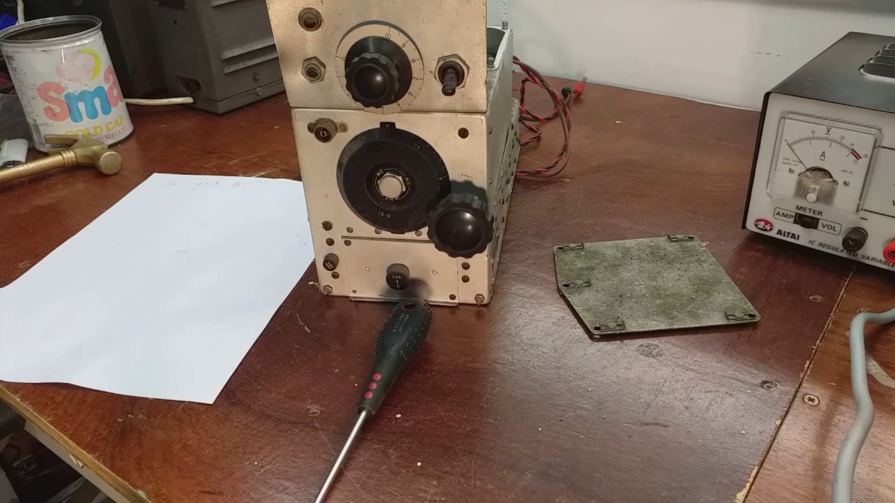 BC-455-B. WW2 U.S. Aircraft receiver. - YouTube
