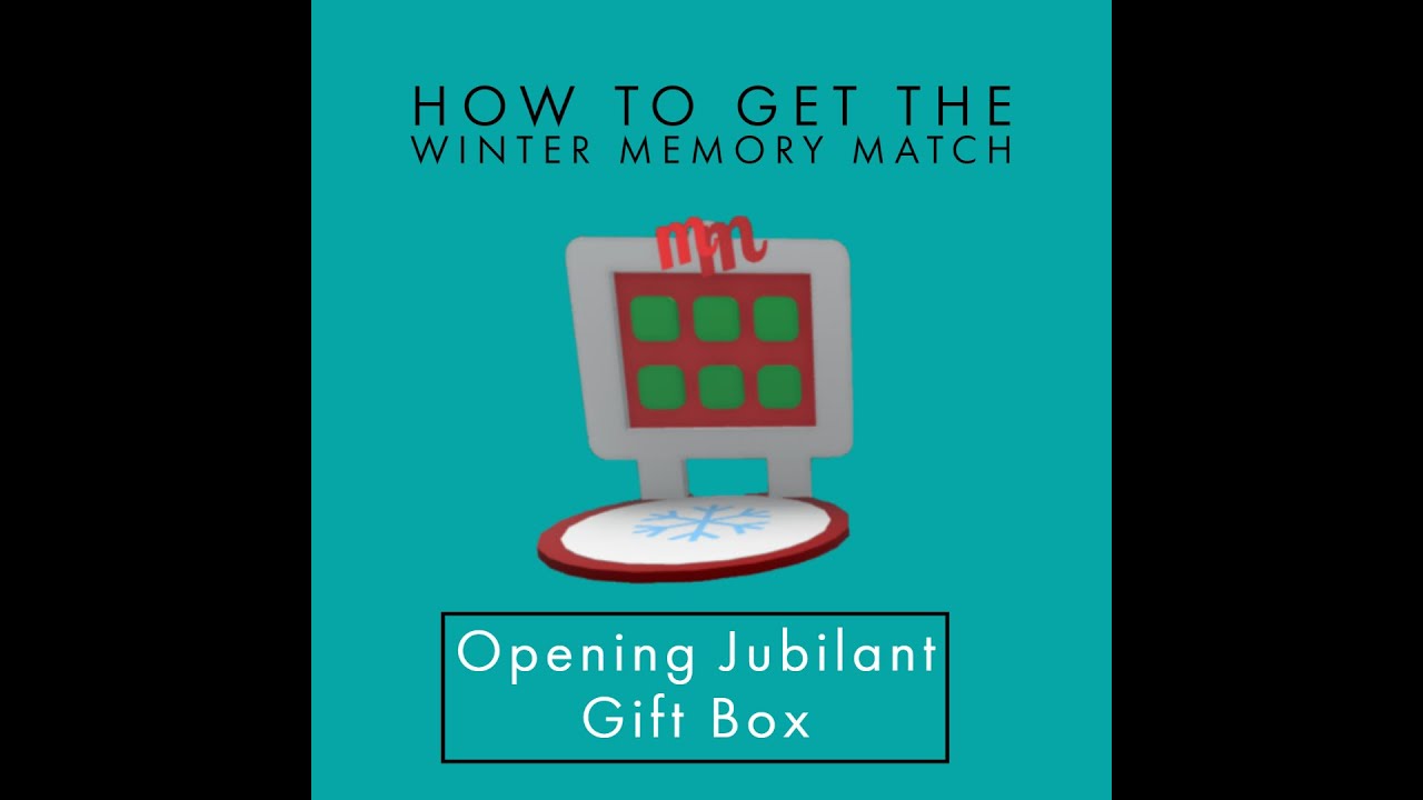How to get the membership to the Winter Memory Match and Opening up the ...