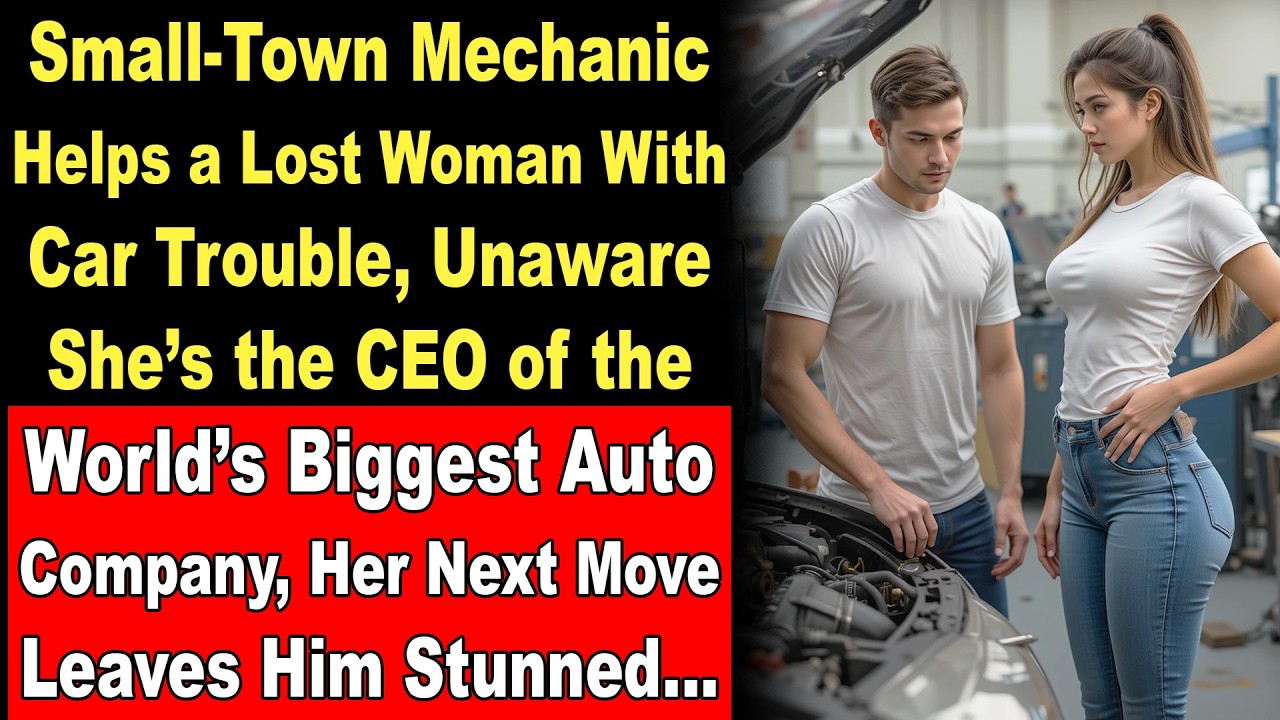 Small-Town Mechanic Helps a Lost Woman With Car Trouble, Unaware She’s ...