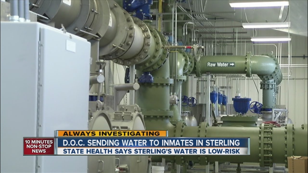 Sterling water quality forces DOC to ship in water to prison - YouTube