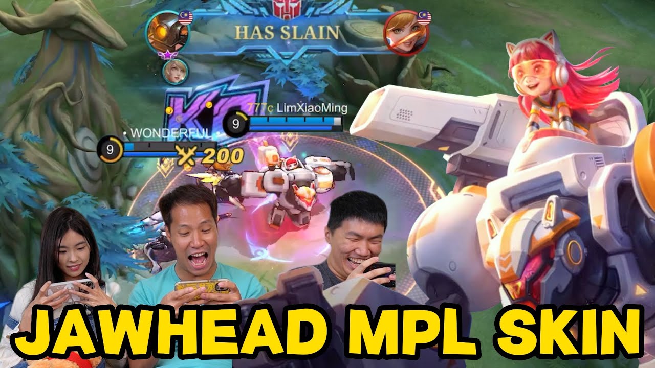 Jawhead Cyber Ranger MPL 新皮肤! feat. @amberbaibingsha Mobile Legends ...