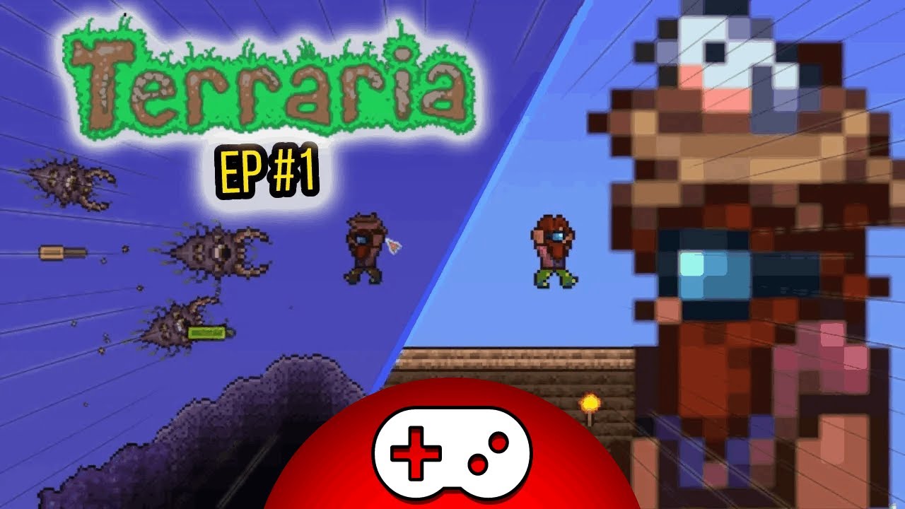COMO QUE JOGA ESSE MINECRAFT 2D? - TERRARIA EPISÓDIO 1 - YouTube