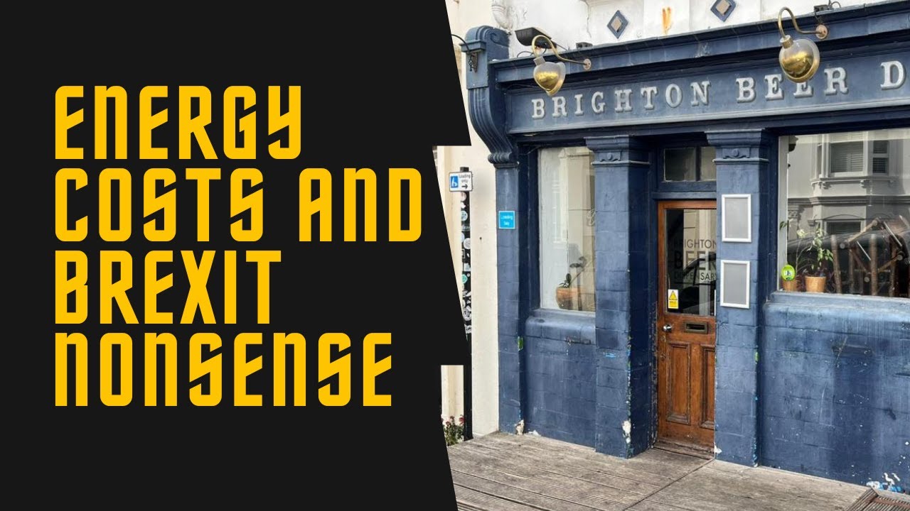 Brighton pub closes due to Brexit nonsense and Energy Costs - YouTube