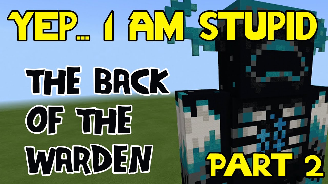 THE BACK SECTION I MISSED - Minecraft warden - YouTube