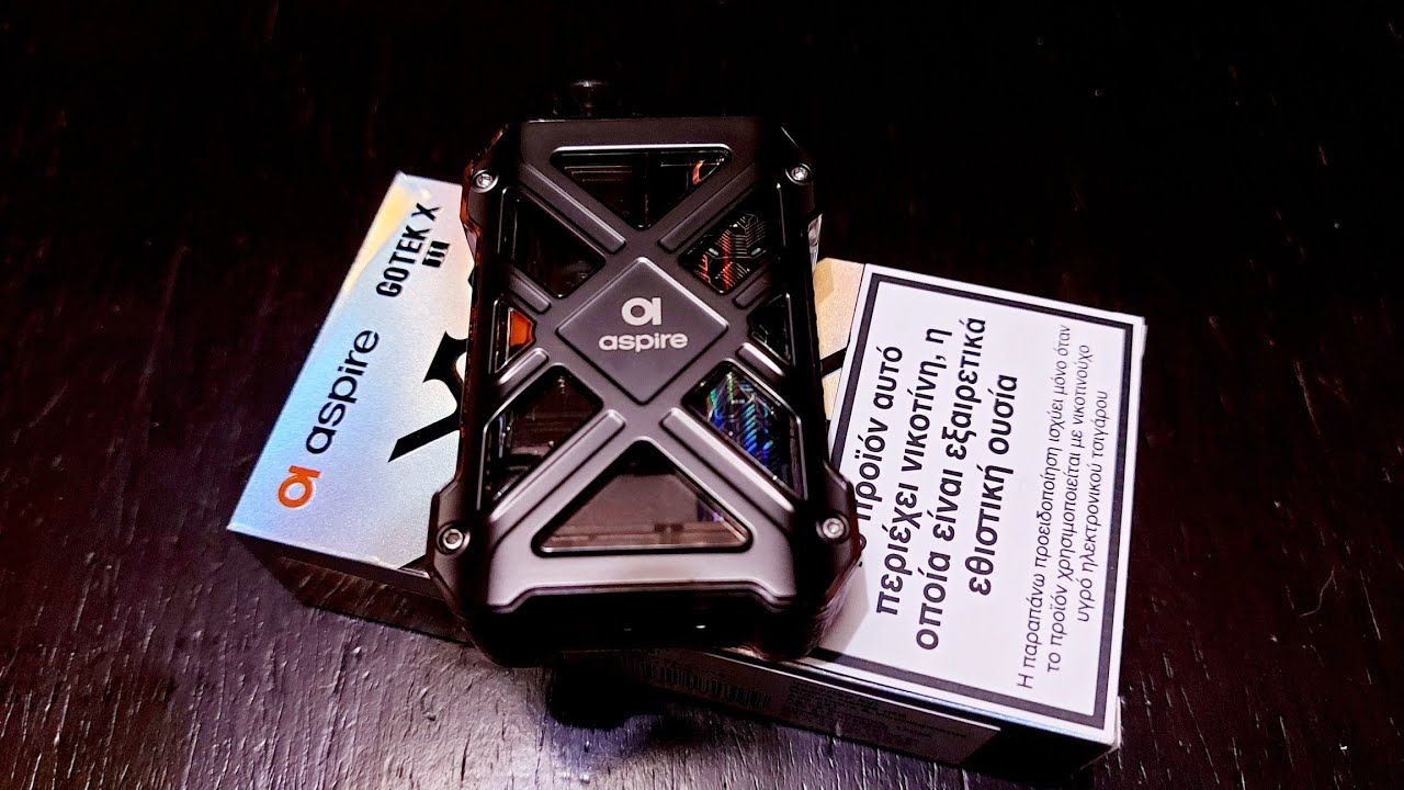 ASPIRE GOTEK XII Greek review by Captain 🔞 - YouTube