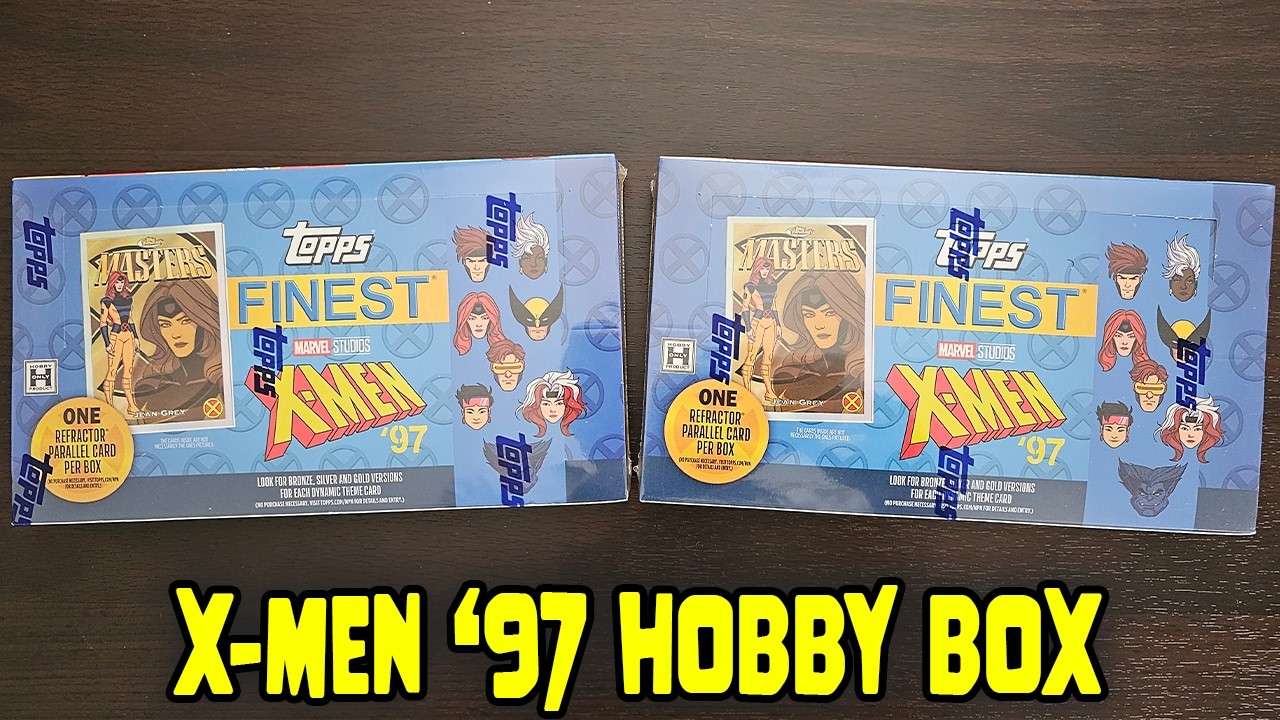 Round 1: 2025 Topps Finest X-Men '97 Hobby Box Unboxing - YouTube