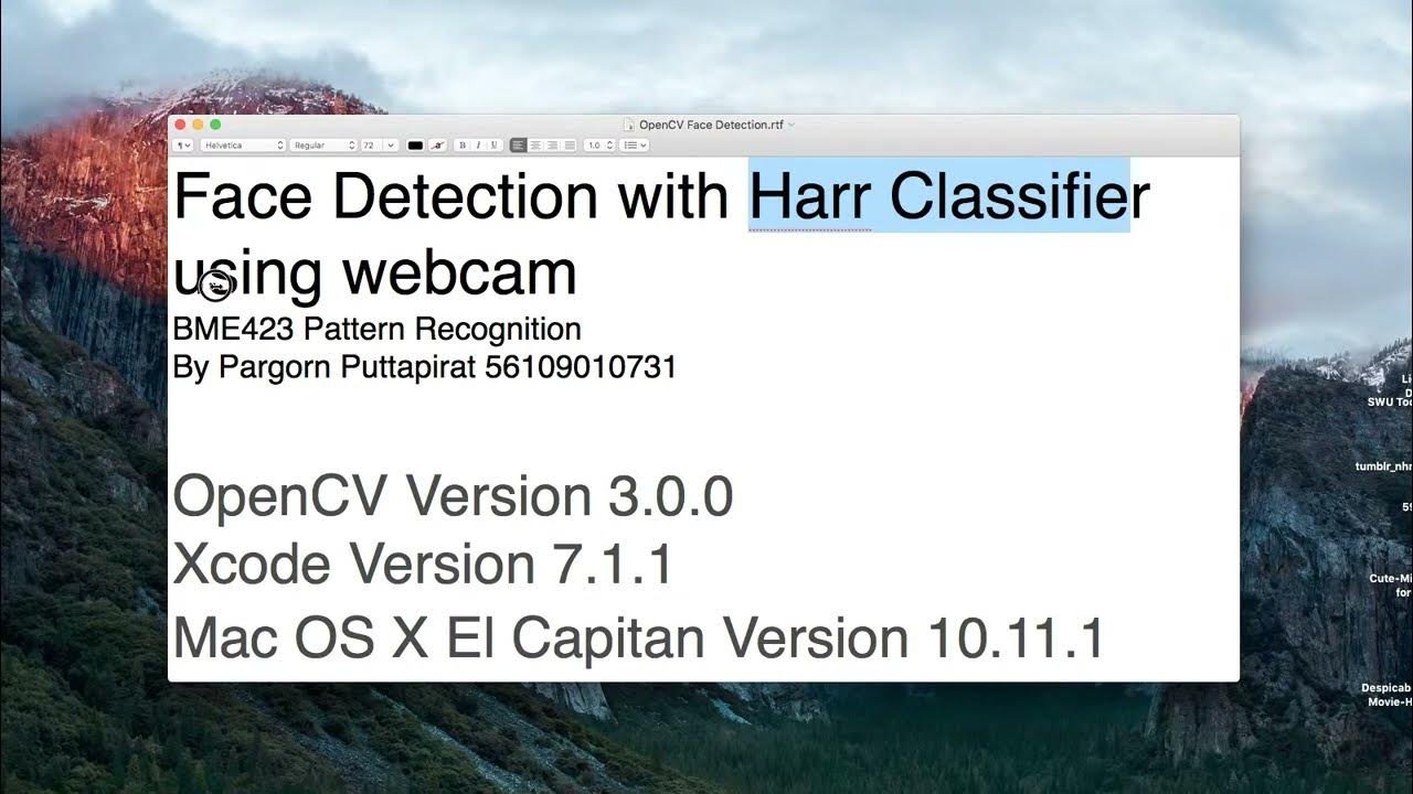 OpenCV Face Detection on Xcode Mac - YouTube