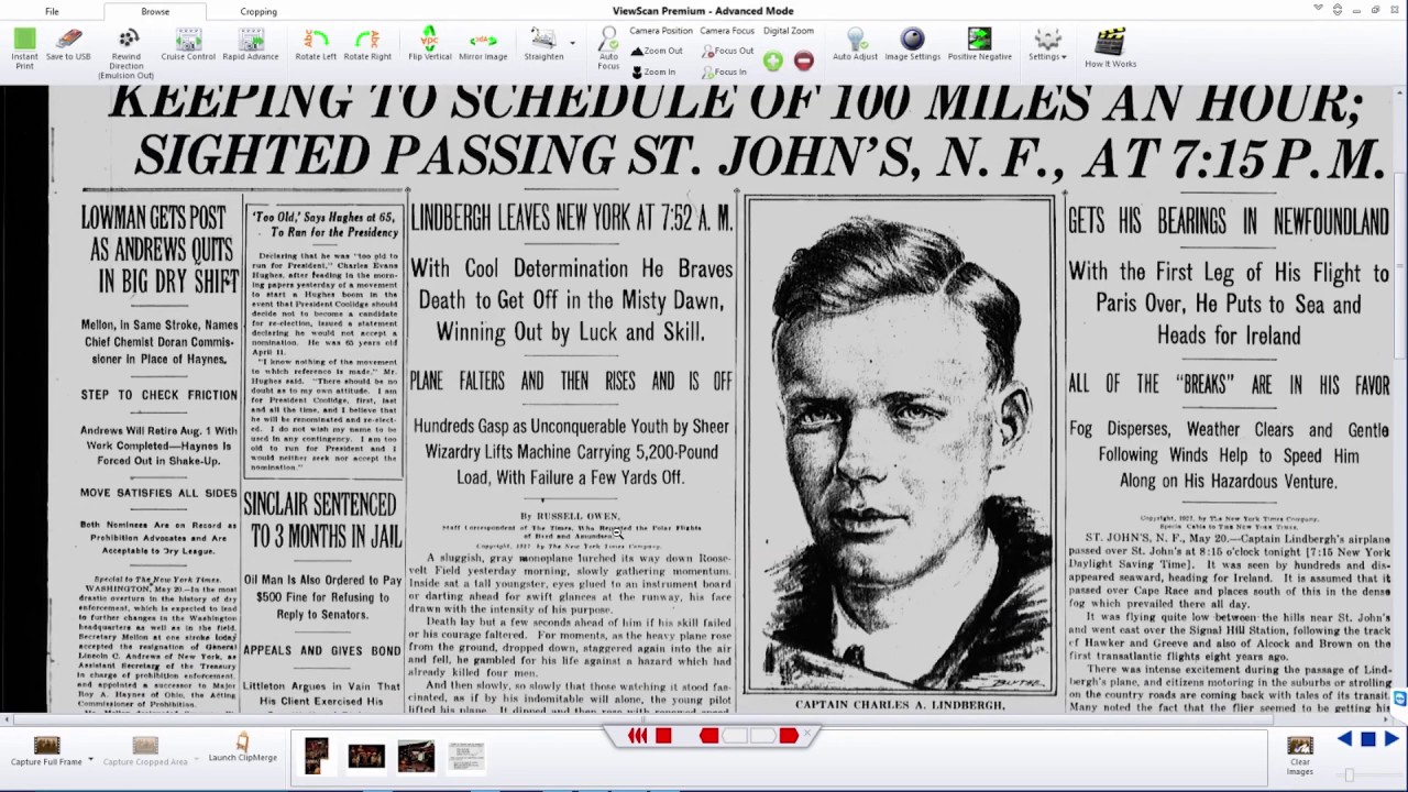 ST ViewScan III Microfilm Scanner - YouTube