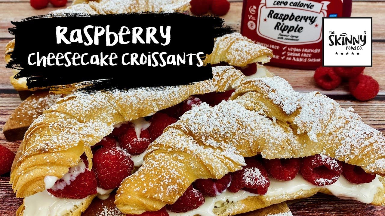 Raspberry Cheesecake Croissants - YouTube