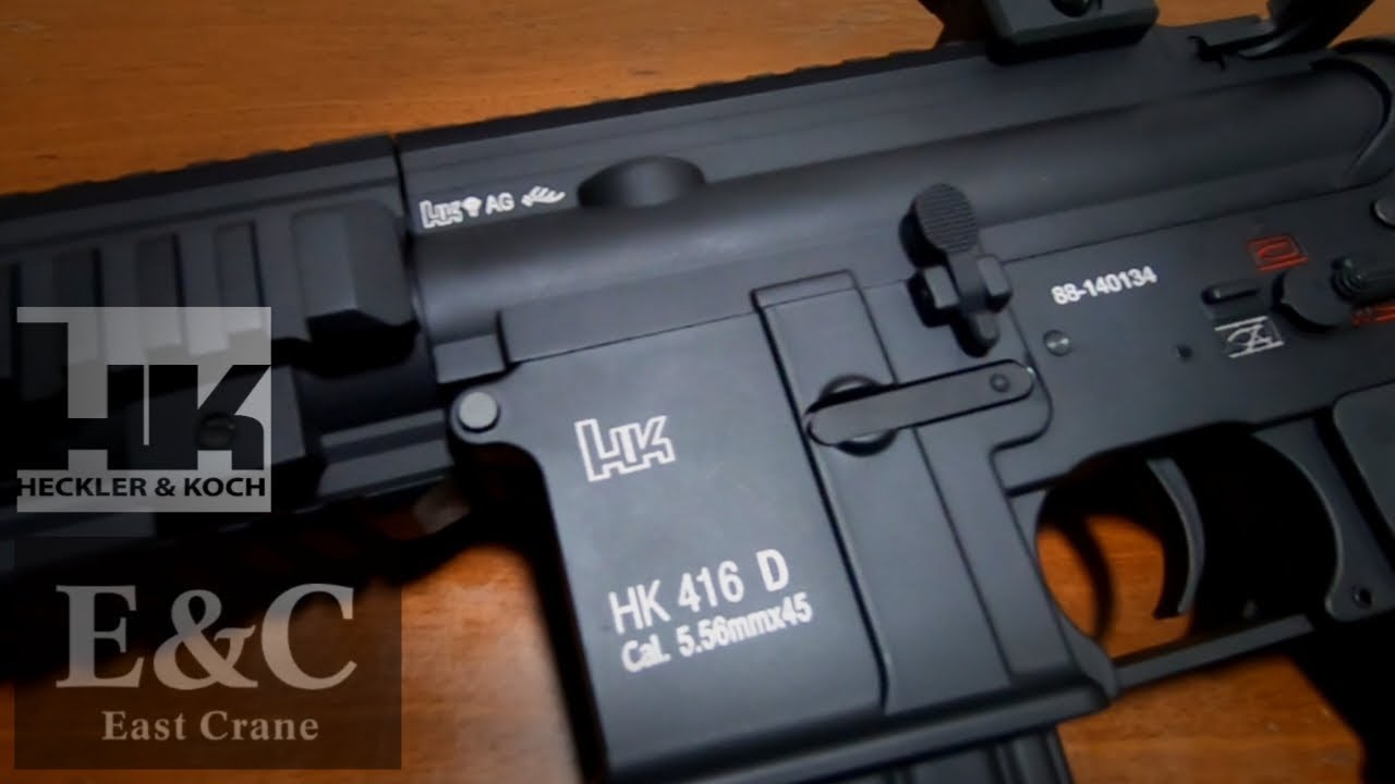 E&C EC-102 /HK416D AEG AIRSOFT GUN [UNBOXING] - YouTube