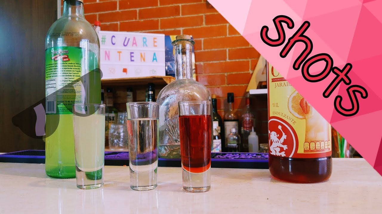 cómo preparar un shot BANDERITAS / APRENDEBARTENDER - YouTube