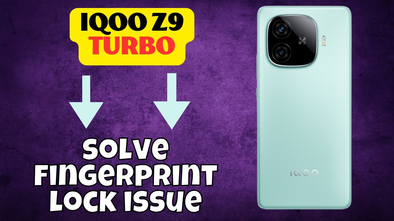 iqoo Z9 Turbo Fingerprint Lock Problem || How to solve fingerprint lock ...