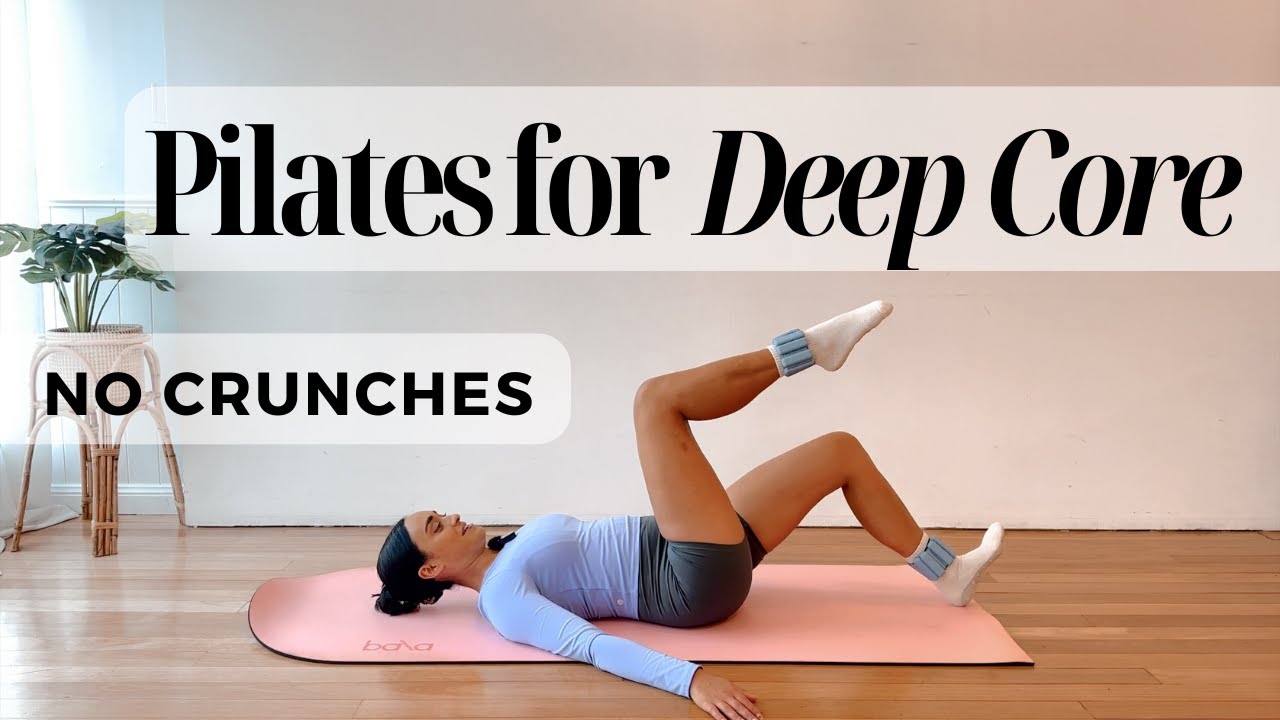 15 MIN DEEP CORE PILATES | NO CRUNCHES (Neck Friendly) - YouTube