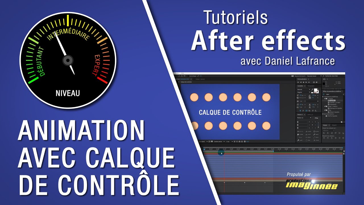 Animation avec un calque de contrôle - Tutoriels After effects en ...