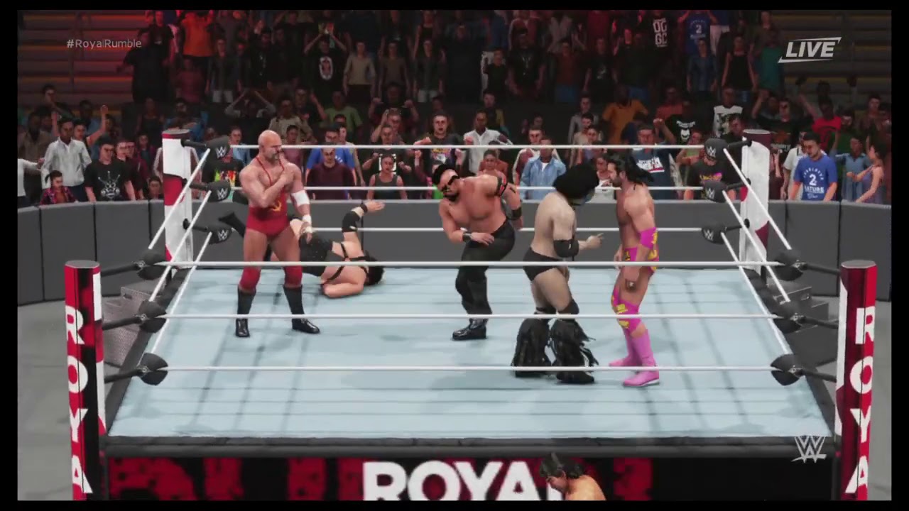 The Rock Throws Out Kane to Win The Royal Rumble!!! In at 25 - YouTube