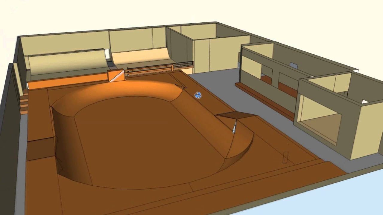 Slagelse skate park 3D - YouTube