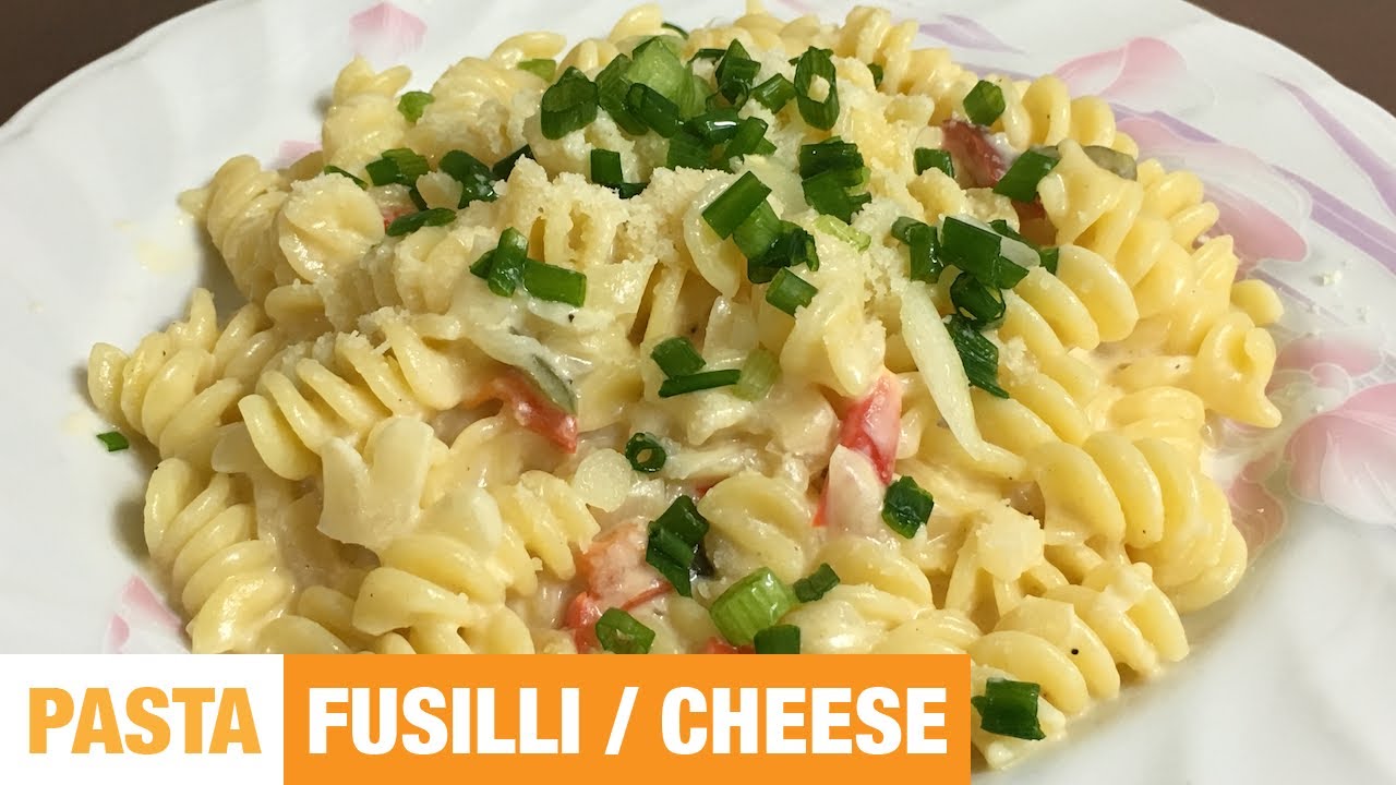 #789-1E Fusilli with Cream Cheese Sauce - 크림치즈소스 푸실리 - YouTube