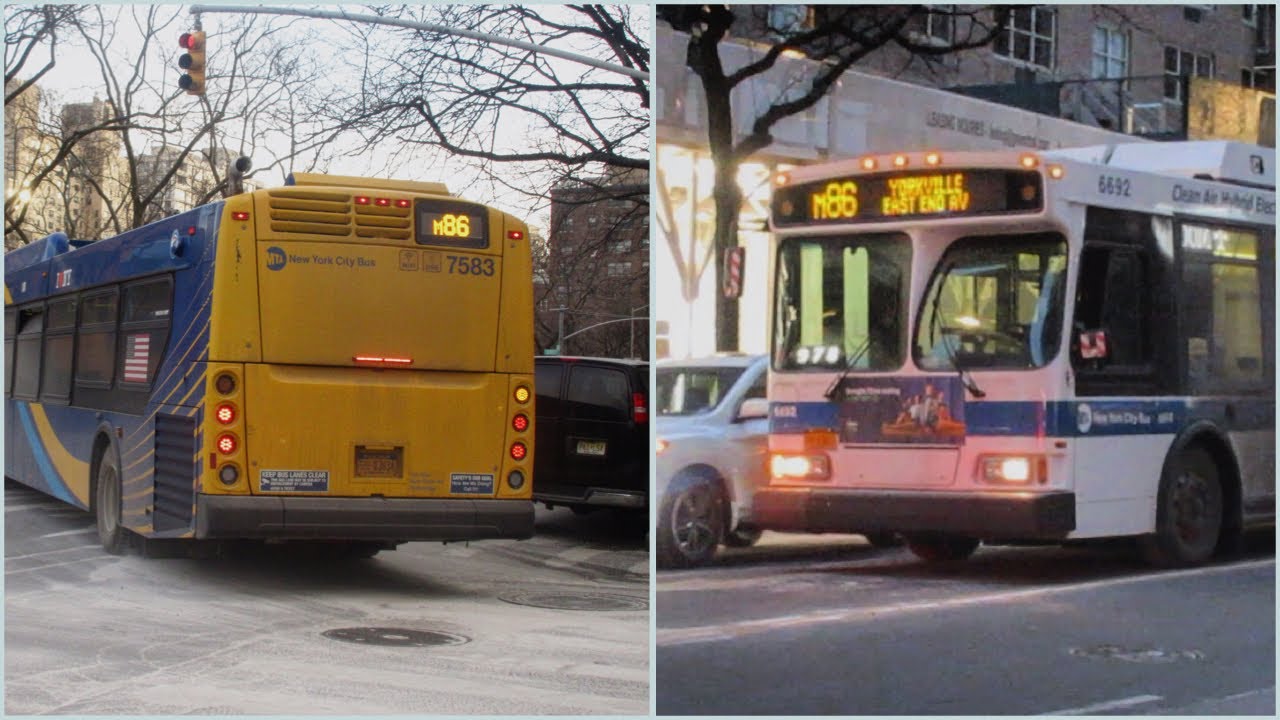MTA New York City Bus: New Flyer Xcelsior & Orion VII Hybrid Snow Loan ...