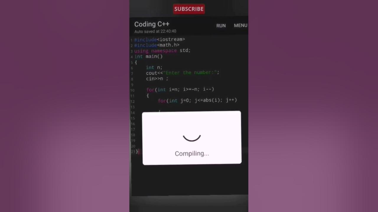 Best C Pattern Program Tutorial Video Coding Youtubeshorts Programming Codewriter07 