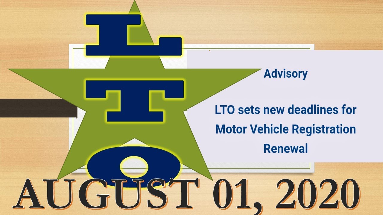 LTO NEW ADVISORY, EXTENDED? - YouTube