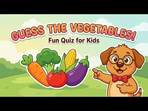 Guess the Vegetables 🥕🥦 | Fun Quiz for Kids - YouTube