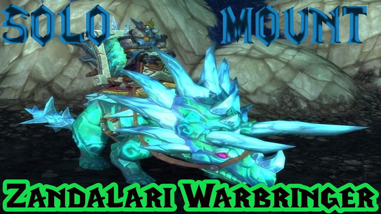 World of Warcraft MoP - Zandalari Warbringer - Solo + Mount Guide - YouTube