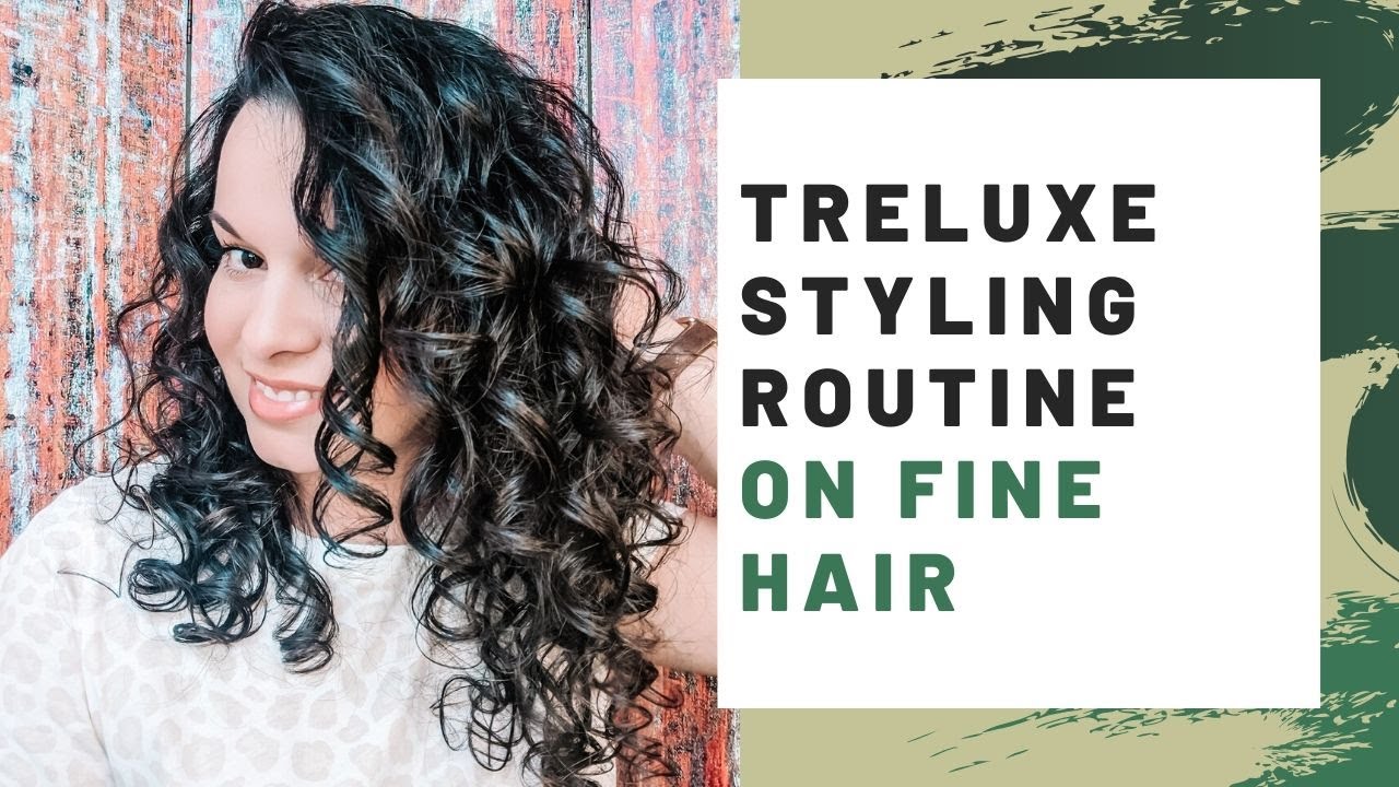 TreLuxe Styling Routine With Hi! Definition Gel On Fine Hair - YouTube