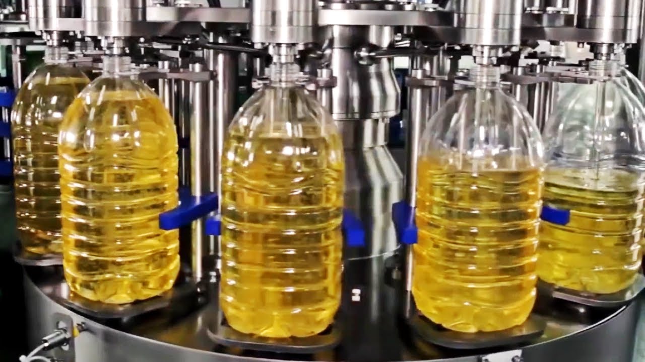 COMO se HACE el ACEITE de GIRASOL industrial🌻| Como se PRODUCE el ...