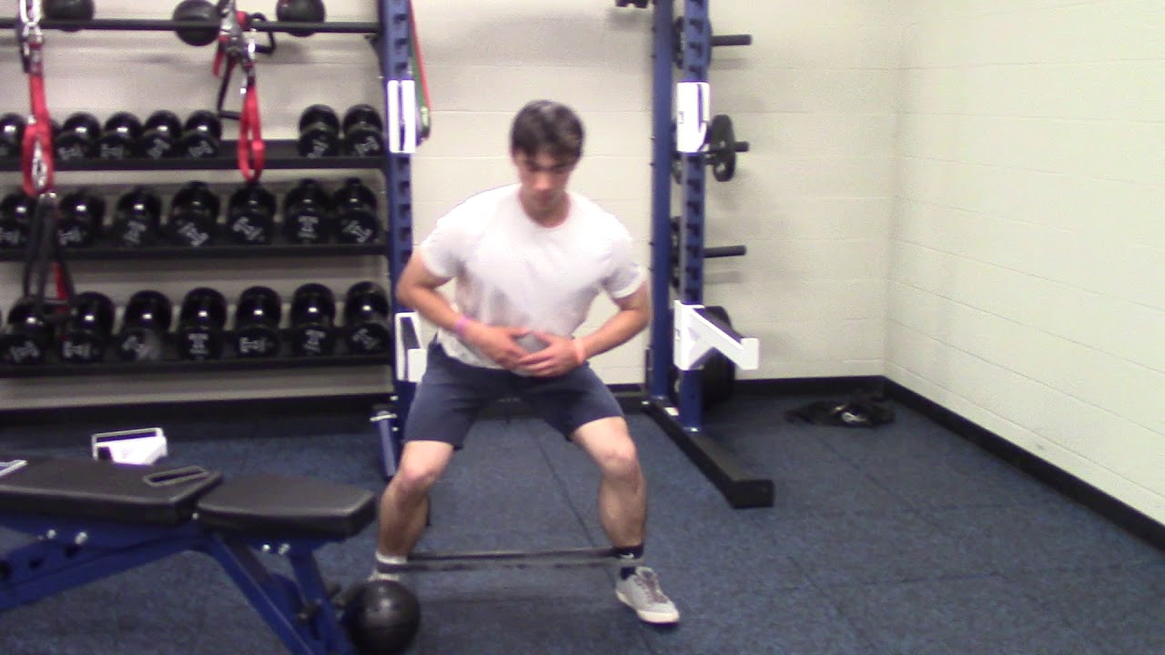 Banded Lateral Walk - YouTube