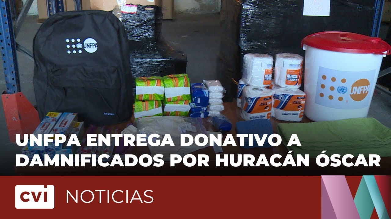 UNFPA entrega donativo de kits de higiene a personas damnificadas tras ...