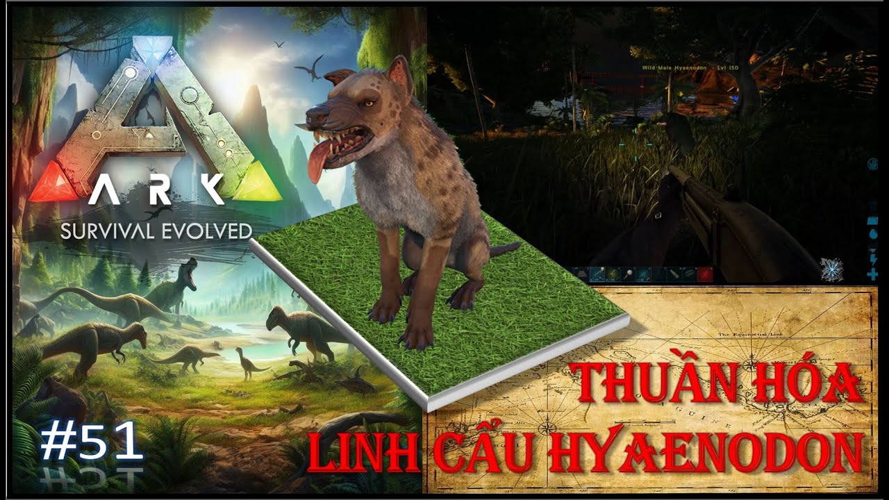 [Ark] #51 [ Bắt LINH CẨU HYAENODON ] & [ Hệ thống chiếu sáng ] #ark # ...