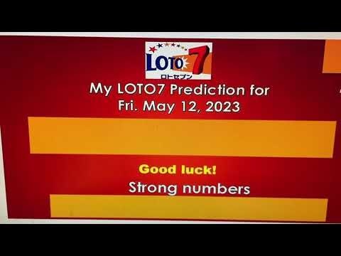 My LOTO7 prediction for Friday May 12,2023-Members Captured 4/7 of the main numbers plus a bonus ...