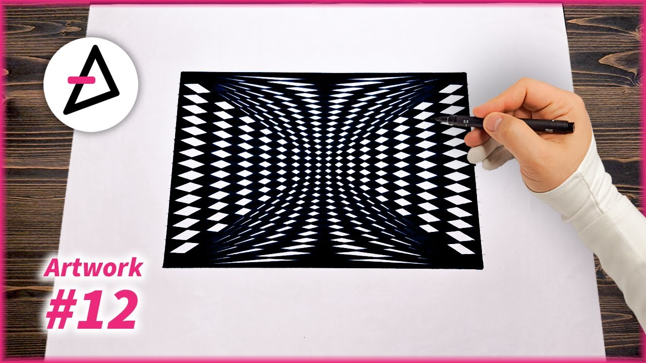 Drawing a Simple Geometric Chart | Art is - YouTube