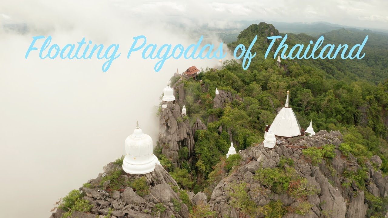 Floating Pagodas of Thailand (Wat Chaloem Phra Kiat) in Lampang - YouTube